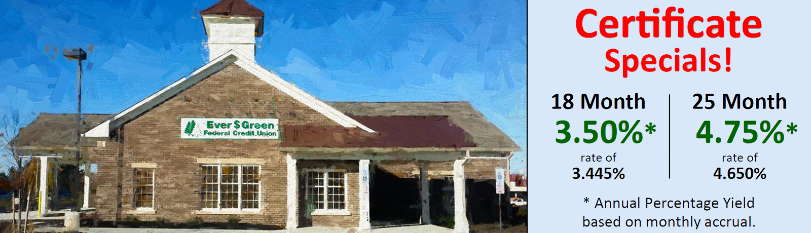 Welcome to Ever $ Green Federal Credit Union